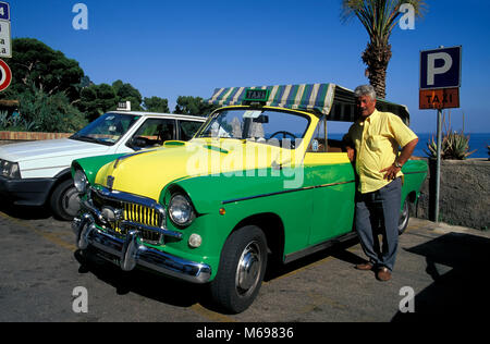 Taxi Capri Italy Stock Photo - Alamy