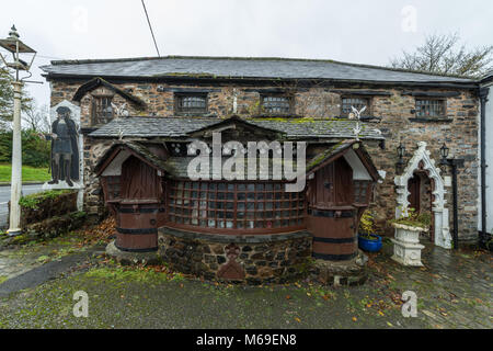 The Highwayman Inn in Sourton, Devon, England, UK Stock Photo: 60039593 ...