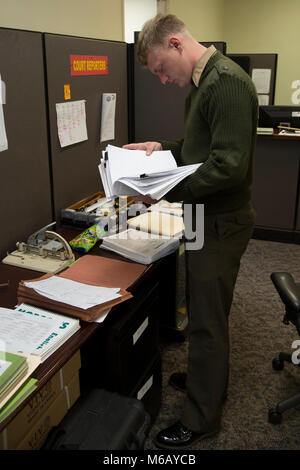 CAMP FOSTER, OKINAWA, Japan – Sgt. Maj. Peter Siaw stands at attention ...