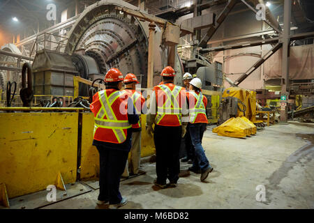 ArcelorMittal Mine, Iron Ore processing plant, Fermont, Quebec, Canada ...