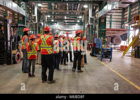 ArcelorMittal Mine, Iron Ore processing plant, Fermont, Quebec, Canada ...