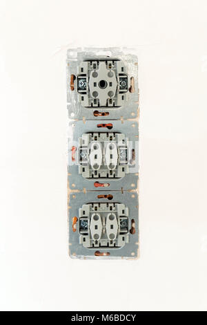 Repairing light switches Stock Photo - Alamy