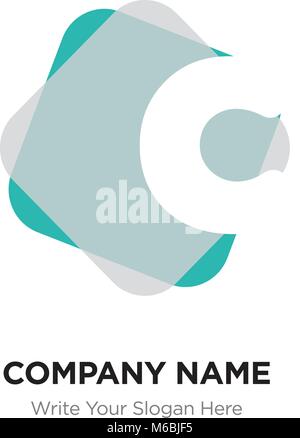 blue white W alphabet letter logo icon with line. Design for company ...