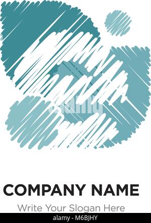 S green alphabet letter logo icon design. Creative template for a ...