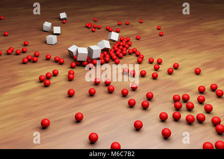 Many balls, confrontation Stock Photo - Alamy