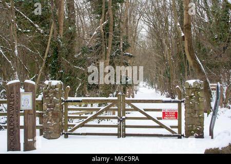 Wick Golden Valley nature reserve and the Wick Quarry at Wick, Bristol ...