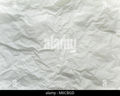 White crumpled waxed paper texture background Stock Photo - Alamy