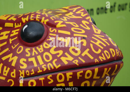 Toads in Hull inspired by Philip Larkin Toad poem Stock Photo - Alamy