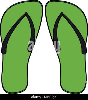 Flip flops cartoons Stock Vector Image & Art - Alamy