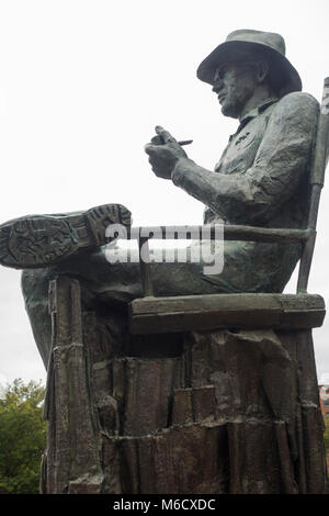 John Ford statue Portland Maine Stock Photo - Alamy