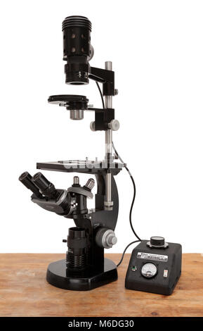 Vintage Nikon compound microscope type Kt Kohler illumination base ...