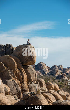 Visitor at Quail Springs picnic area Stock Photo - Alamy