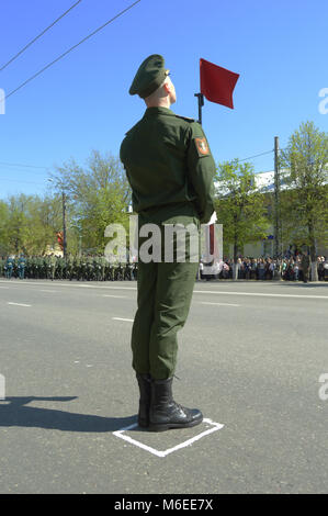 Kovrov, Russia. 9 May, 2016. Parade devoted to Victory Day Stock Photo ...