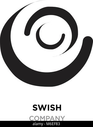 Vector Swooshes, Swishes, Whooshes, and Swashes for Typography on Retro ...