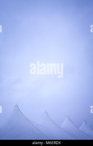 Abstract image showing marquee tops in a blue cast Stock Photo - Alamy