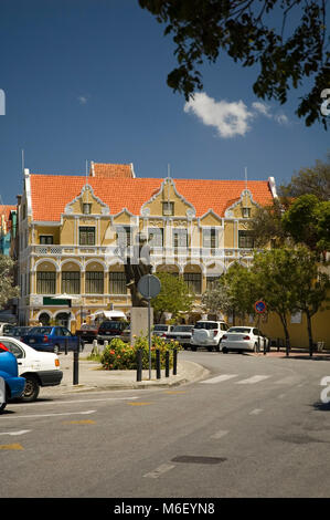 Penha Building in the center of Willemstad Curacao Stock Photo - Alamy