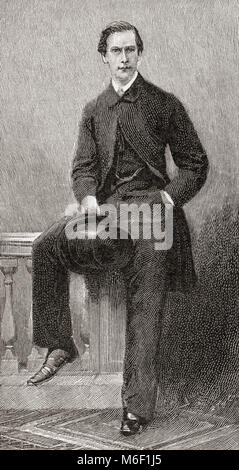 A portrait of Sir Charles Wentworth Dilke, 2nd Baronet, painted by ...