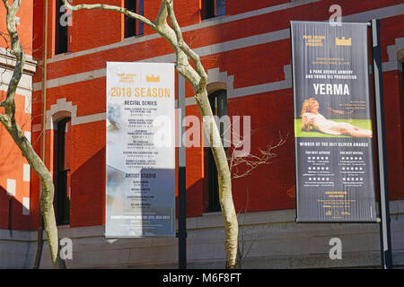 Exterior view of the Seventh Regiment Armory (Park Avenue Armory), a ...