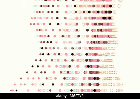 Shape of circles, bubbles, sphere or ellipses, abstract geometric ...