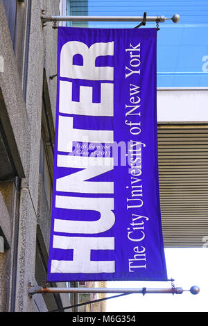 Exterior view of Hunter College, a constituent college of the City ...