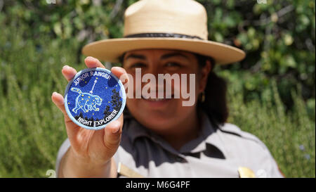 Junior Ranger Night Explorer Badge Stock Photo - Alamy