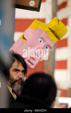 Donald Trump Protest in London Stock Photo - Alamy