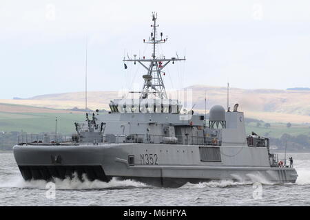 KNM Rauma (M352), an Alta-class minesweeper operated by the Royal ...