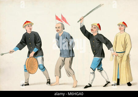 Chinese punishment 1900 Stock Photo - Alamy