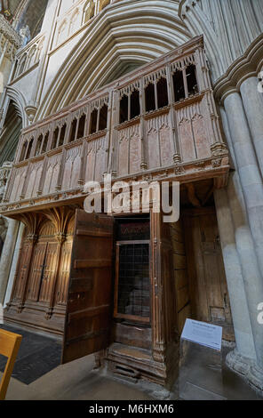The Shrine of St Alban with The Watching Loft behind St Albans ...