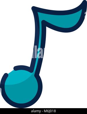 Double bar music note icon. Simple illustration of double bar music ...