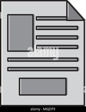 document sheet digital work paper Stock Vector Image & Art - Alamy