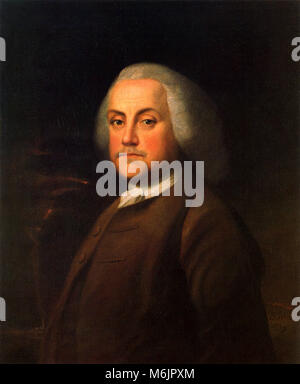Benjamin Franklin 1759 Stock Photo - Alamy