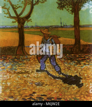 Painter on His Way to Work 1888 painting by Vincent van Gogh - Very ...