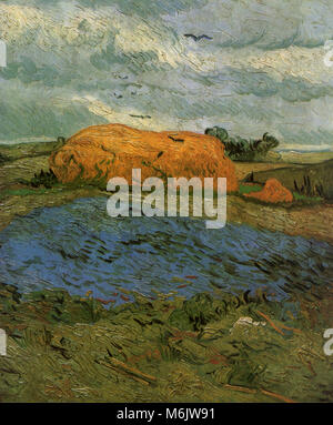 Vincent van Gogh - Haystacks Stock Photo - Alamy