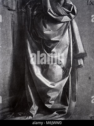 LEONARDO DA VINCI. DRAPERY FOR A STANDING FIGURE Stock Photo - Alamy