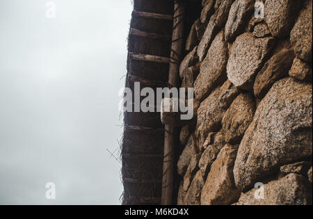 Inca Stone Bricks Construction - Machu Picchu - Peru Stock Photo - Alamy
