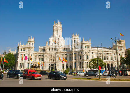 Palacio de Cibelis, Madrid, Spain Stock Photo - Alamy