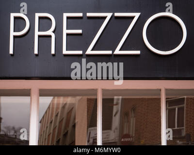 Prezzo Italian Style Restaurant, Reading, Berkshire, England Stock ...