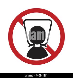 Plastic bag warning sign, danger of suffocation. To avoid danger from ...