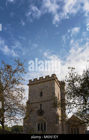 St Michael's church, Musbury, Devon, England, Great Britain, United ...