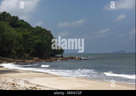 Damai Beach, facing the South China Sea, Kuching, Sarawak, Malaysia ...