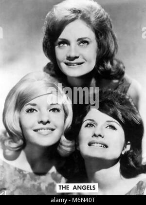 THE ANGELS Promotional photo of American pop trio about 1963 with from ...