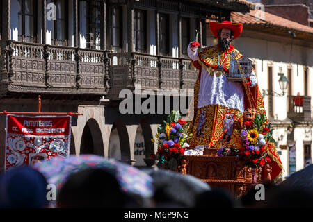 San Jeronimo (St. Geronimo) float, Corpus Christi Celebration, Cusco ...