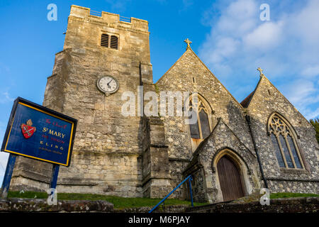 Eling Parish Church Hampshire UK Stock Photo - Alamy