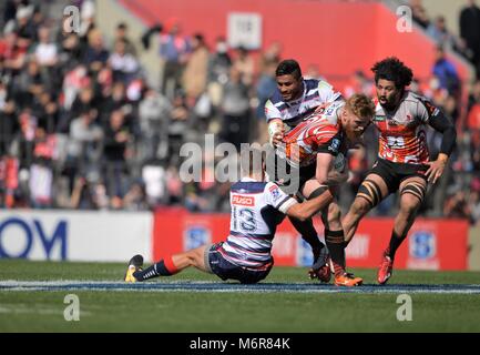 Edward Quirk of Sunwolves during the Super Rugby match between ...