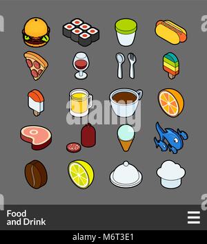 Lime icons set. Isometric set of lime vector icons neon color on black ...