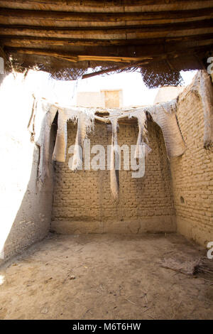 A picture of the inside of the Temple of ninmakh, The oldest temple in ...