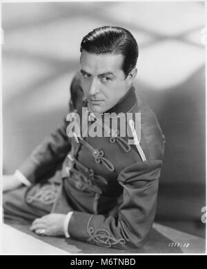 Hollywood film star Ray Milland with his wife Muriel and their two ...