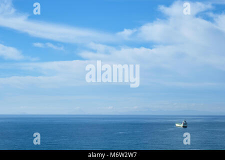 ship in the roadstead in the Mediterranean Sea in Northern Cyprus 2 ...