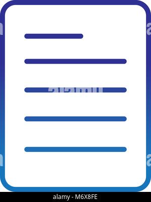 degraded line document information paper with magnifying glass vector ...